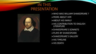 Presentation on William Shakespeare’s.pptx
