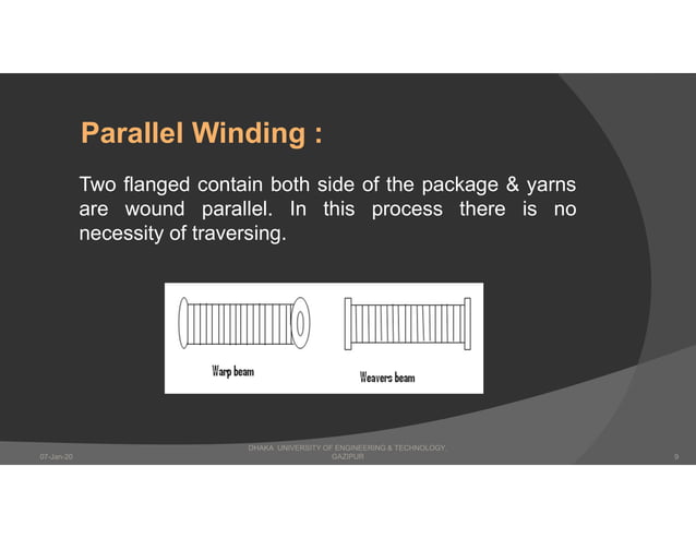Study on Winding Process | PDF