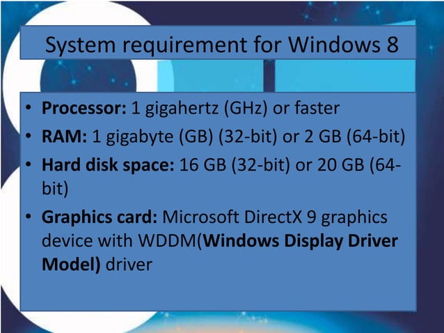 Presentation on windows 8 | PPT