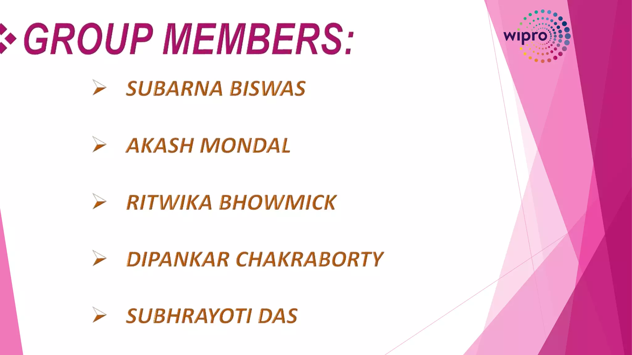 Presentation on WIPRO | PPTX