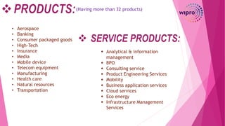 Presentation on WIPRO | PPTX