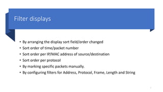 Presentation on wireshark | PPTX | Computer Networking | Computing