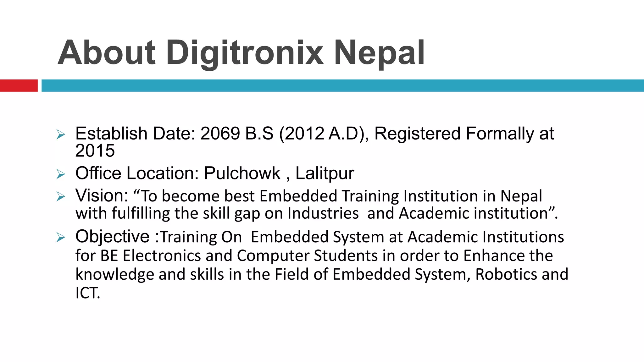 Mine Wonderful experience at Digitronix Nepal | PPTX