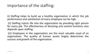 Presentation on work flow and staff management | PPTX