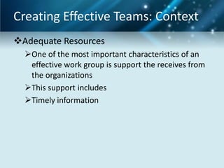 Presentation on workgroups and teams | PPTX