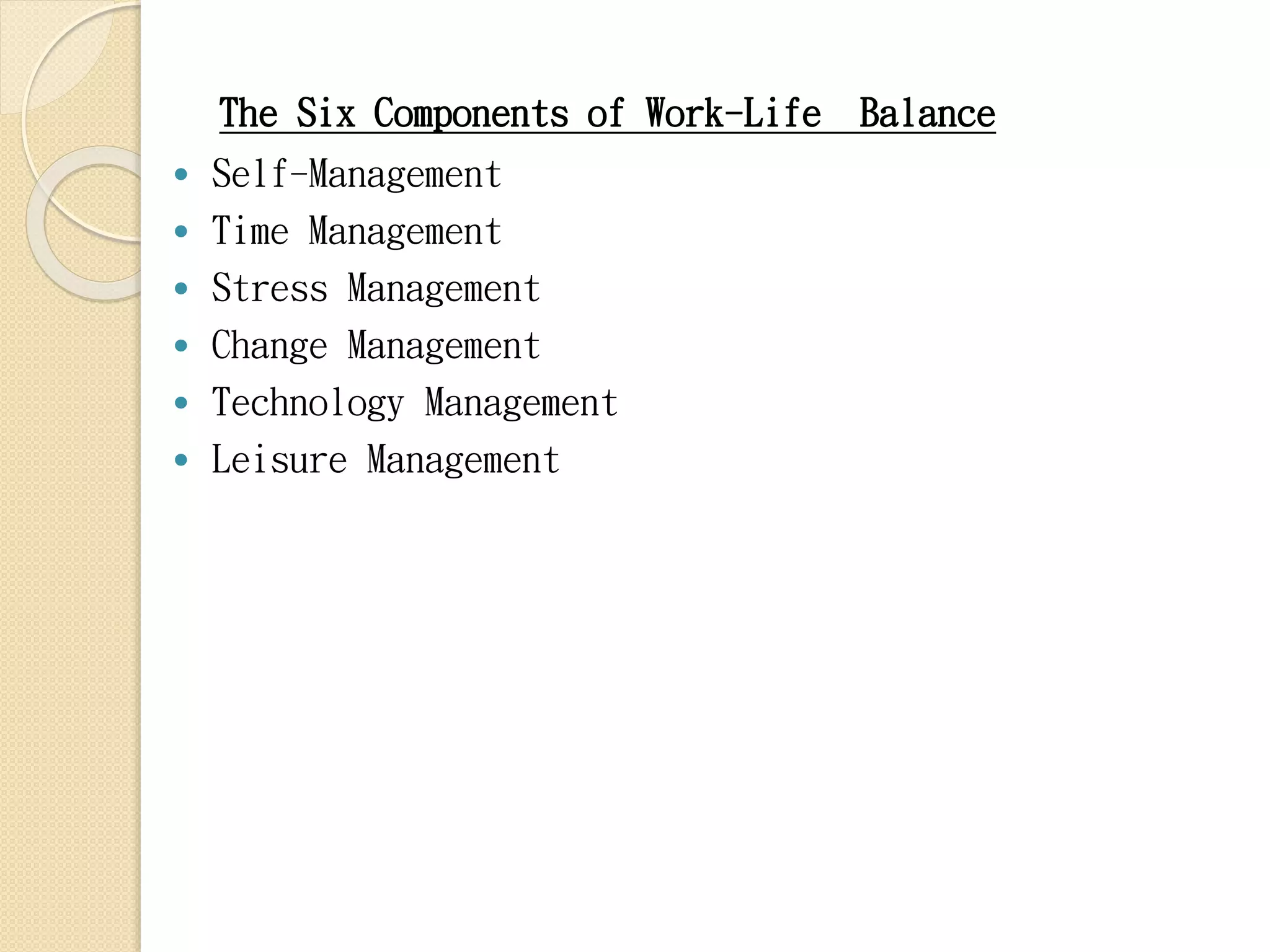 Presentation on work life balance | PPTX