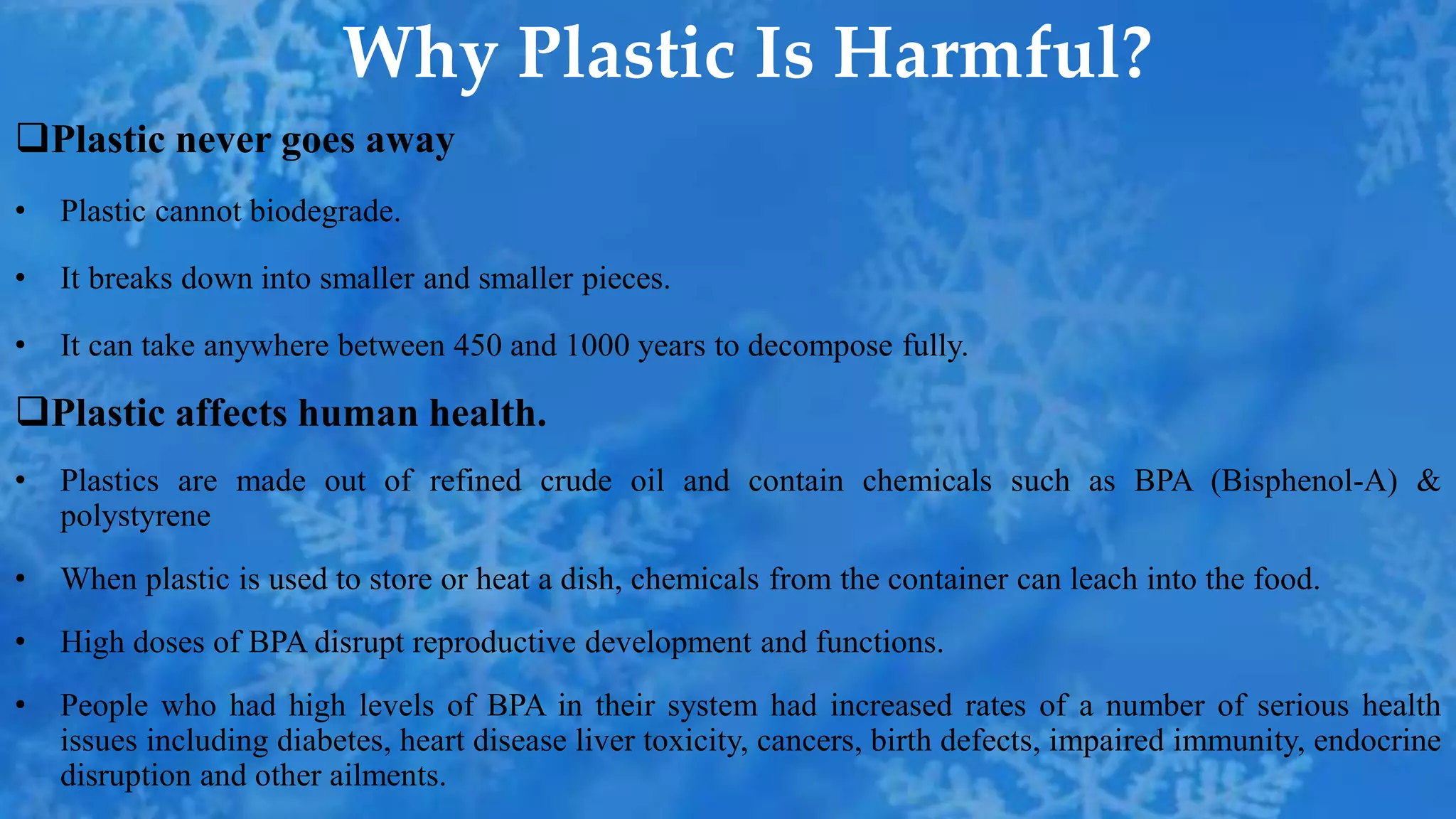 Presentation on world environment day 2018 beat plastic pollution | PPT