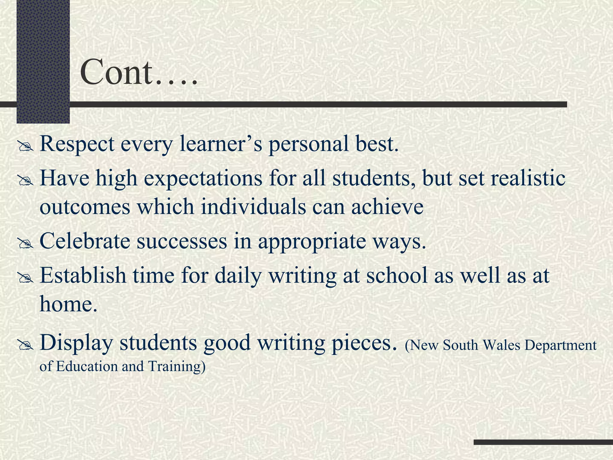 Presentation on writing skills | PPT