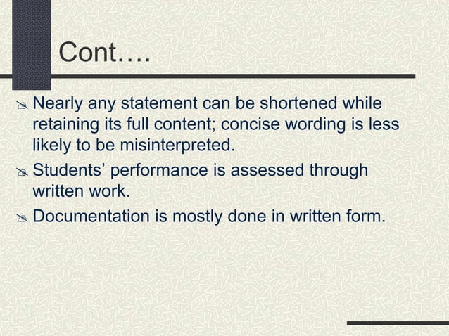 Presentation on writing skills | PPT