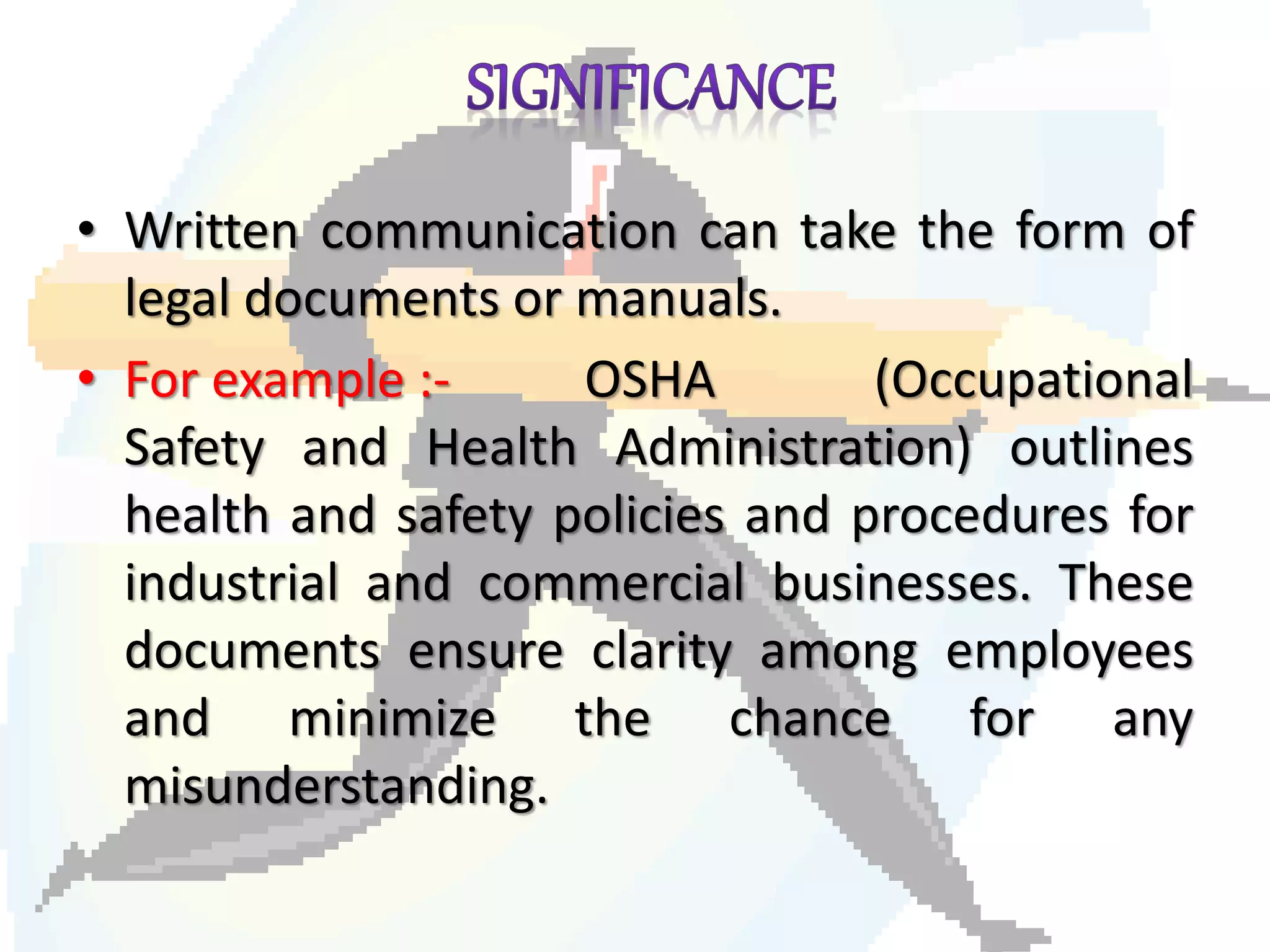 Presentation on written communication | PPTX