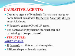 Filariasis (WUCHERERIA BANCROFTI) | PPTX