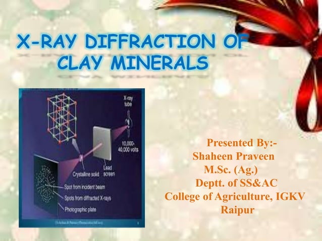 Presentation On X Ray Diffraction Pptx
