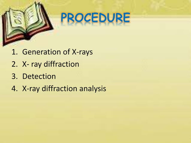 Presentation on x ray diffraction | PPTX
