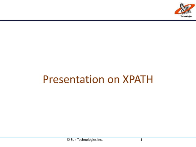 XPATH | PPTX