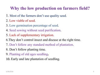 Presentation on yield gap | PPT