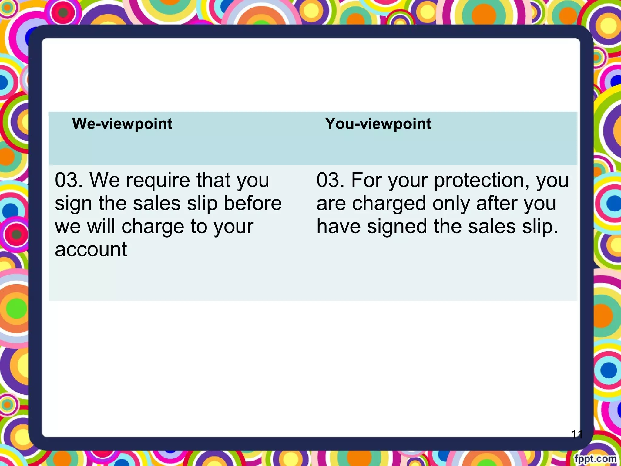 You View-Point. Presentation on you view point | PPT