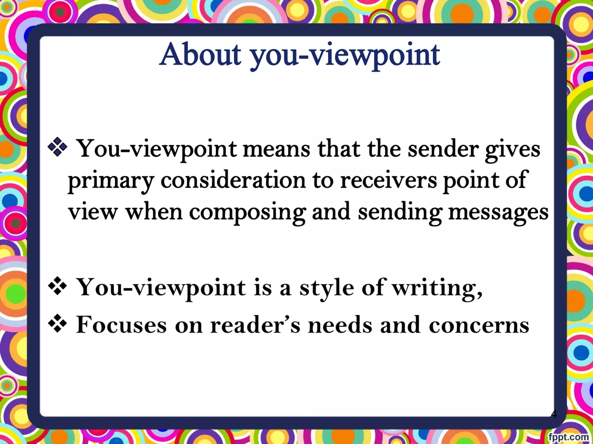 You View-Point. Presentation on you view point | PPT