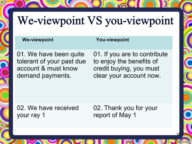 You View-Point. Presentation on you view point | PPT