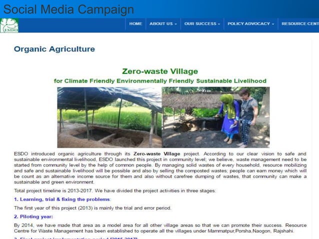 Presentation on zero waste village shahriar | PPT