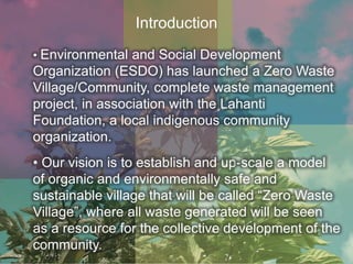 Presentation on zero waste village shahriar | PPSX