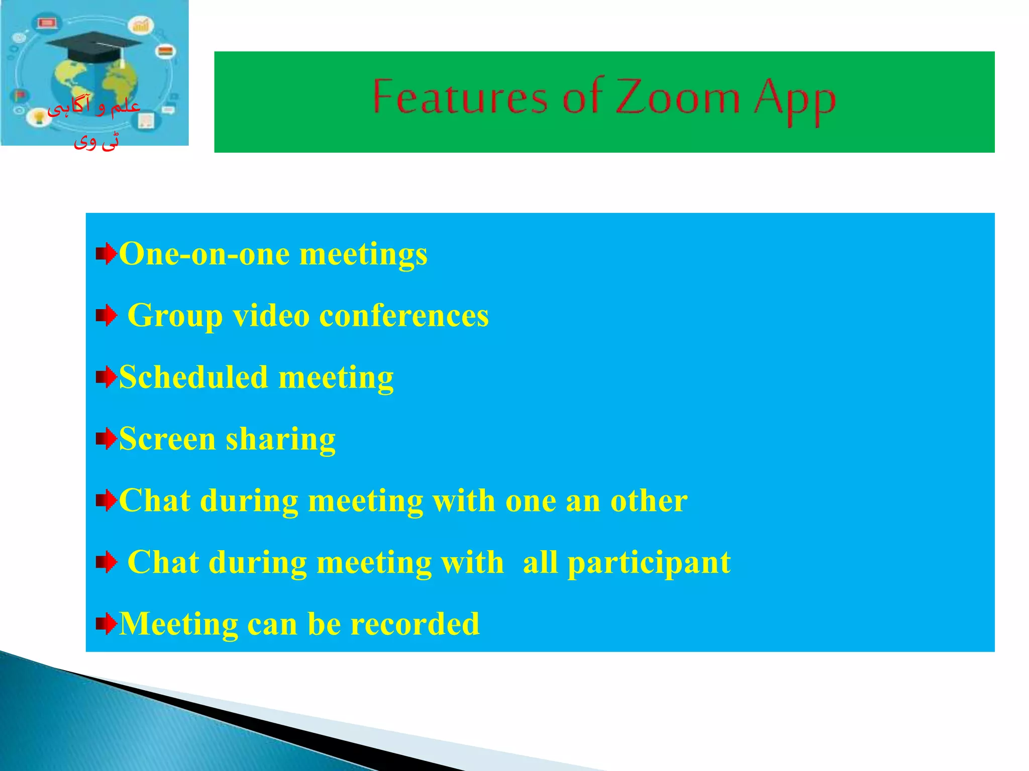 Presentation on zoom app | PPTX