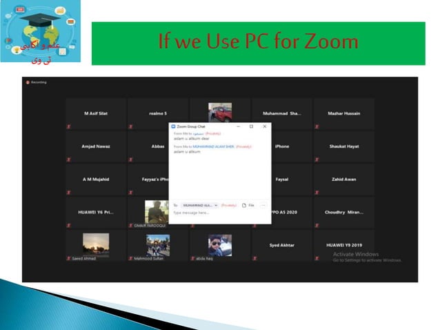 Presentation on zoom app | PPTX