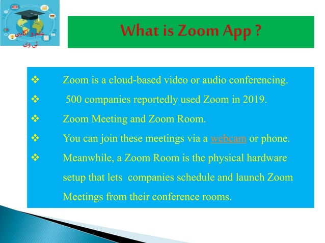 Presentation on zoom app | PPTX