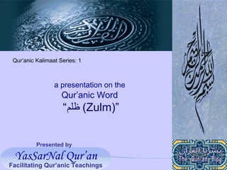 Presentation on zulm | PPS