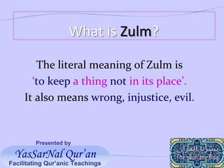 Presentation on zulm | PPS