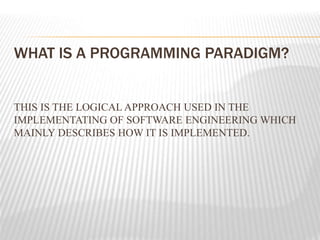 Object-Oriented Paradigm | PPT