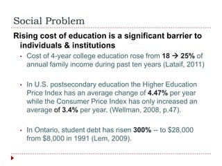 Open Learning: Lowering the Cost of Education | PPTX