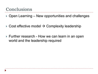 Open Learning: Lowering the Cost of Education | PPTX