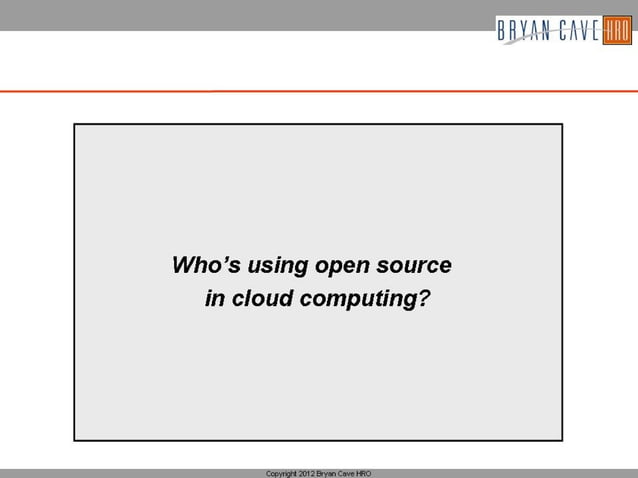 Open Source License Compliance In The Cloud | PPT