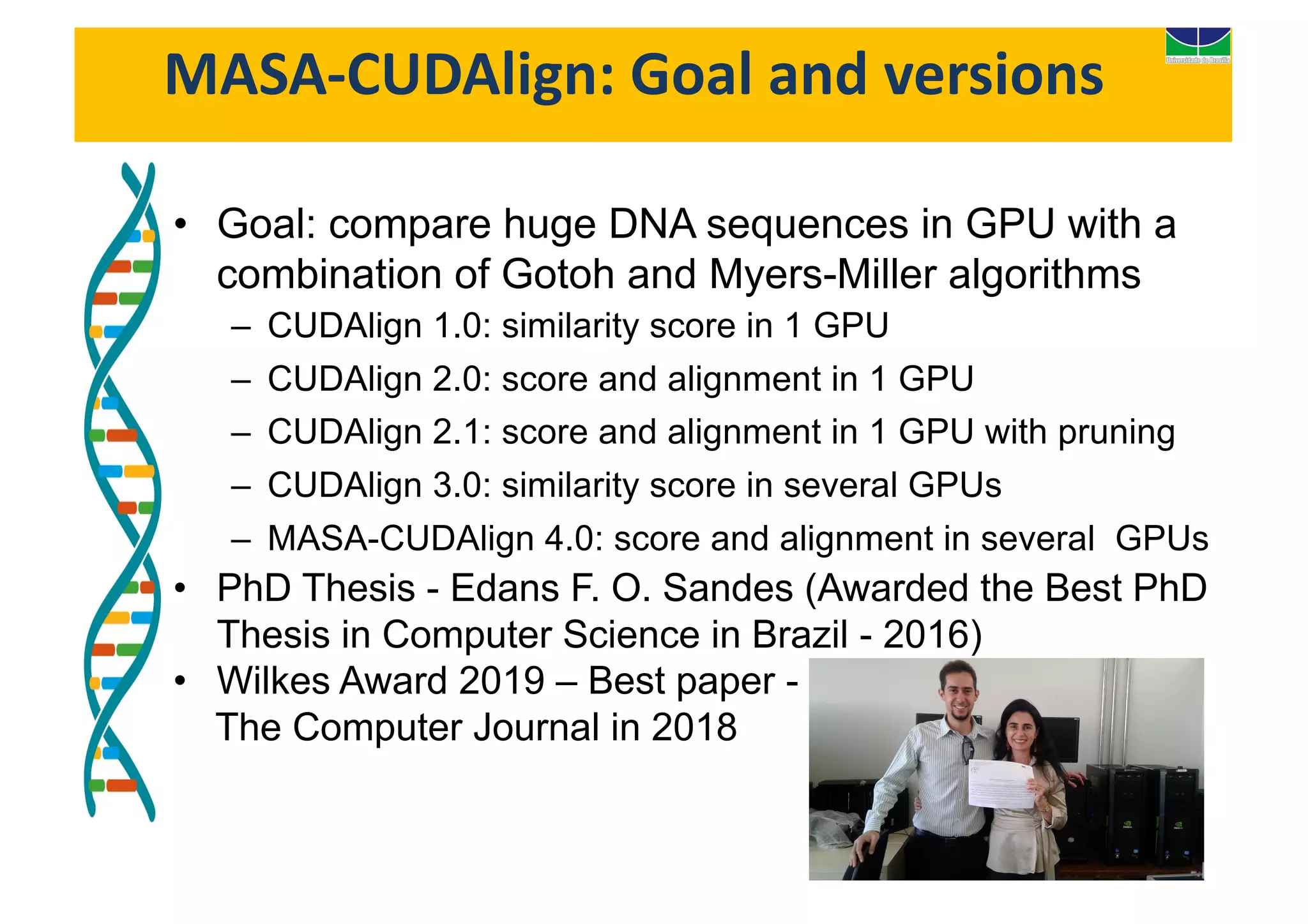 Parallel Biological Sequence Comparison in GPU Platforms | PPT
