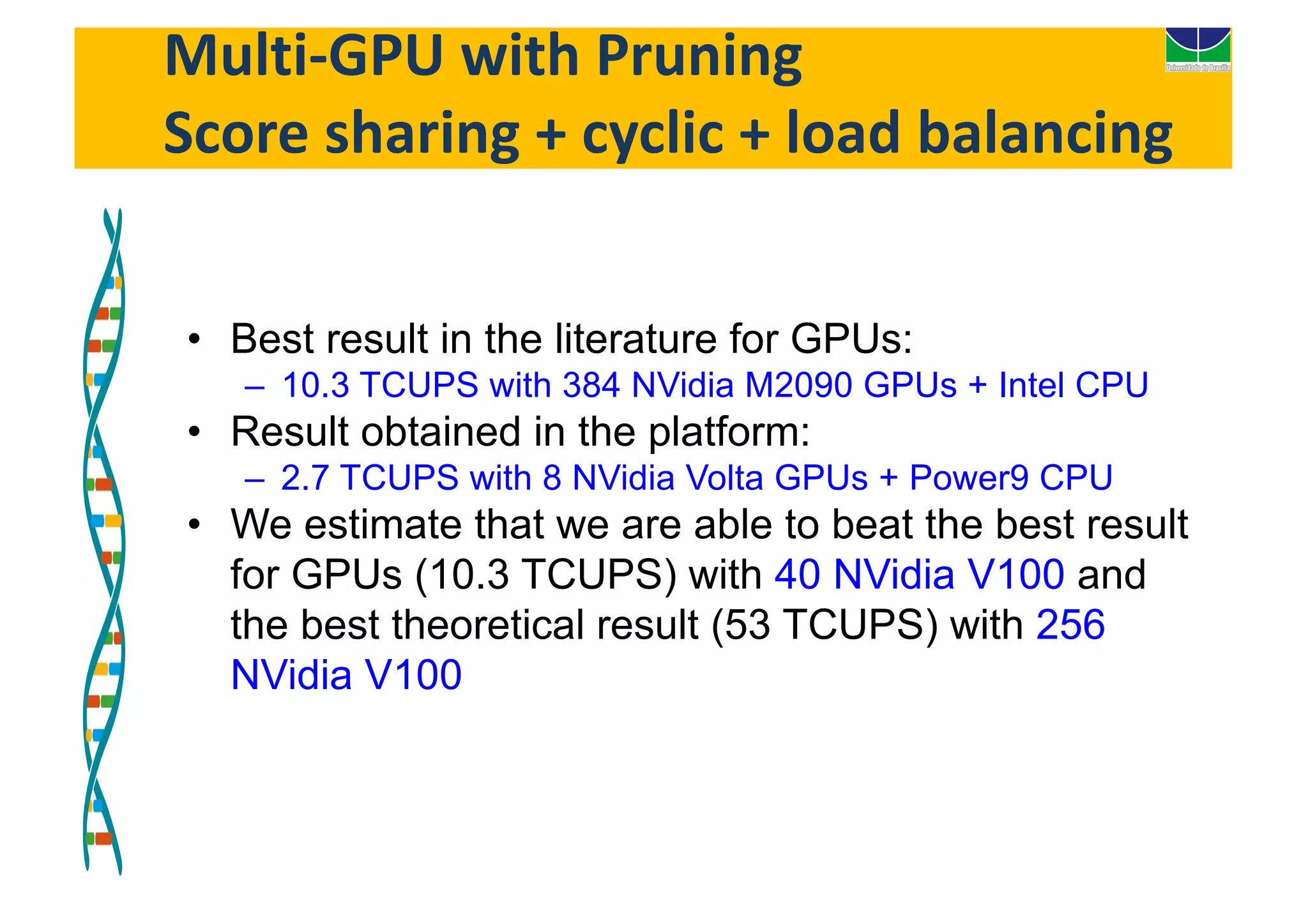Parallel Biological Sequence Comparison in GPU Platforms | PPT