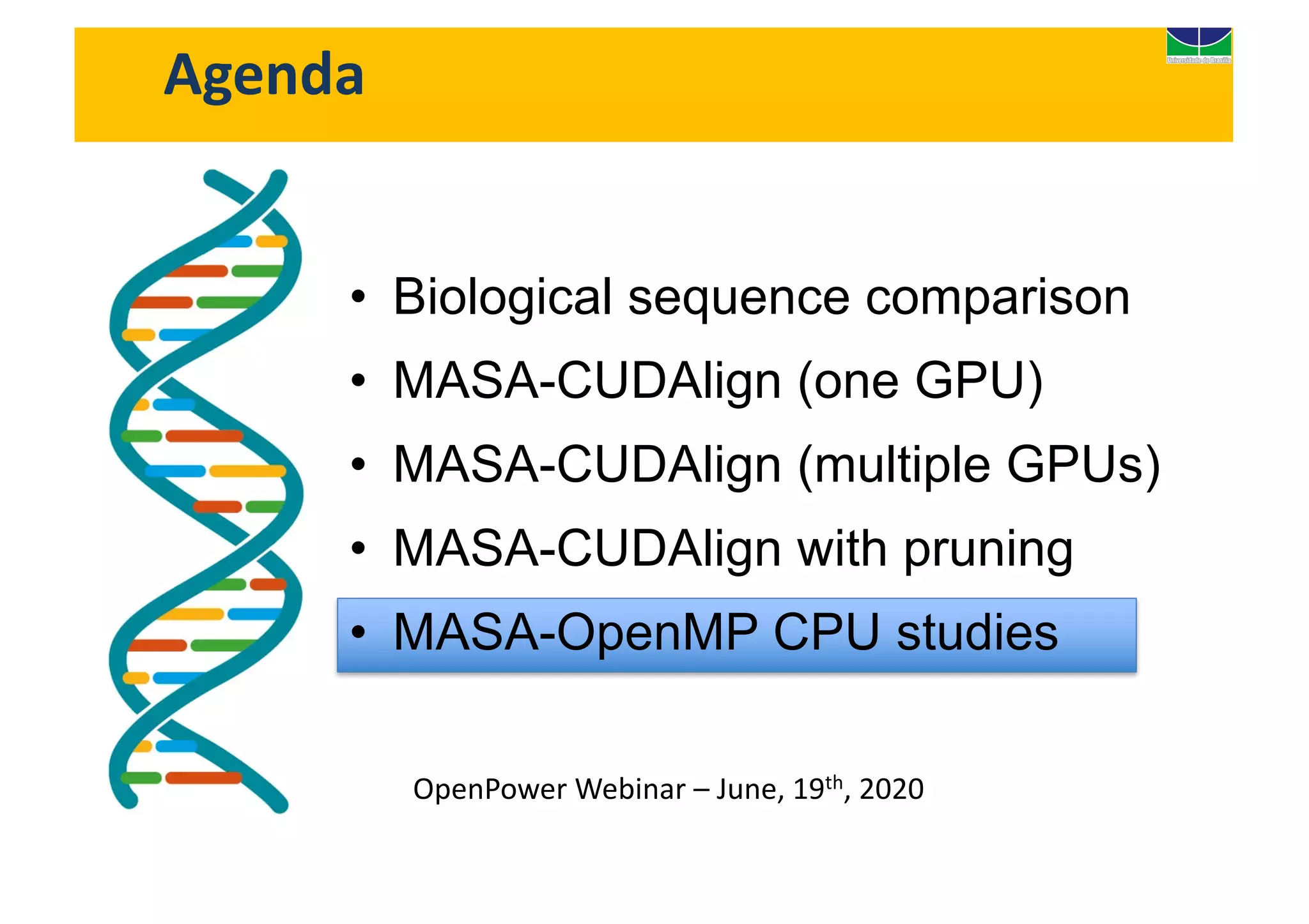 Parallel Biological Sequence Comparison in GPU Platforms | PPT