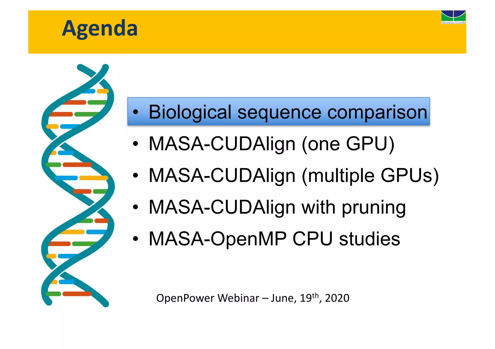 Parallel Biological Sequence Comparison in GPU Platforms | PPT