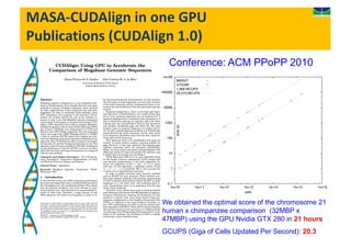 Parallel Biological Sequence Comparison in GPU Platforms | PDF