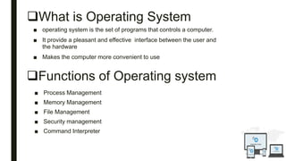 Presentation operating system | PPT