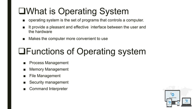 Presentation operating system | PPT