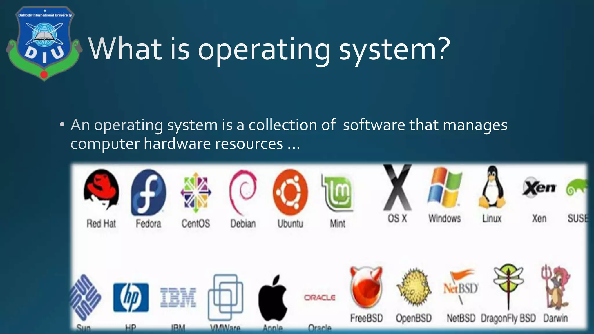 Presentation operating system | PPT