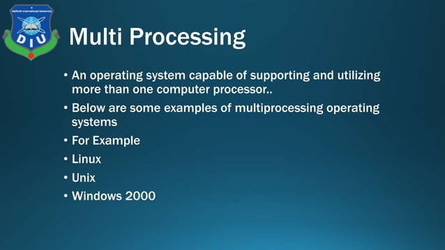 Presentation operating system | PPT