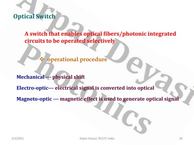 optical waveguide components | PDF | Computer Peripherals | Computing