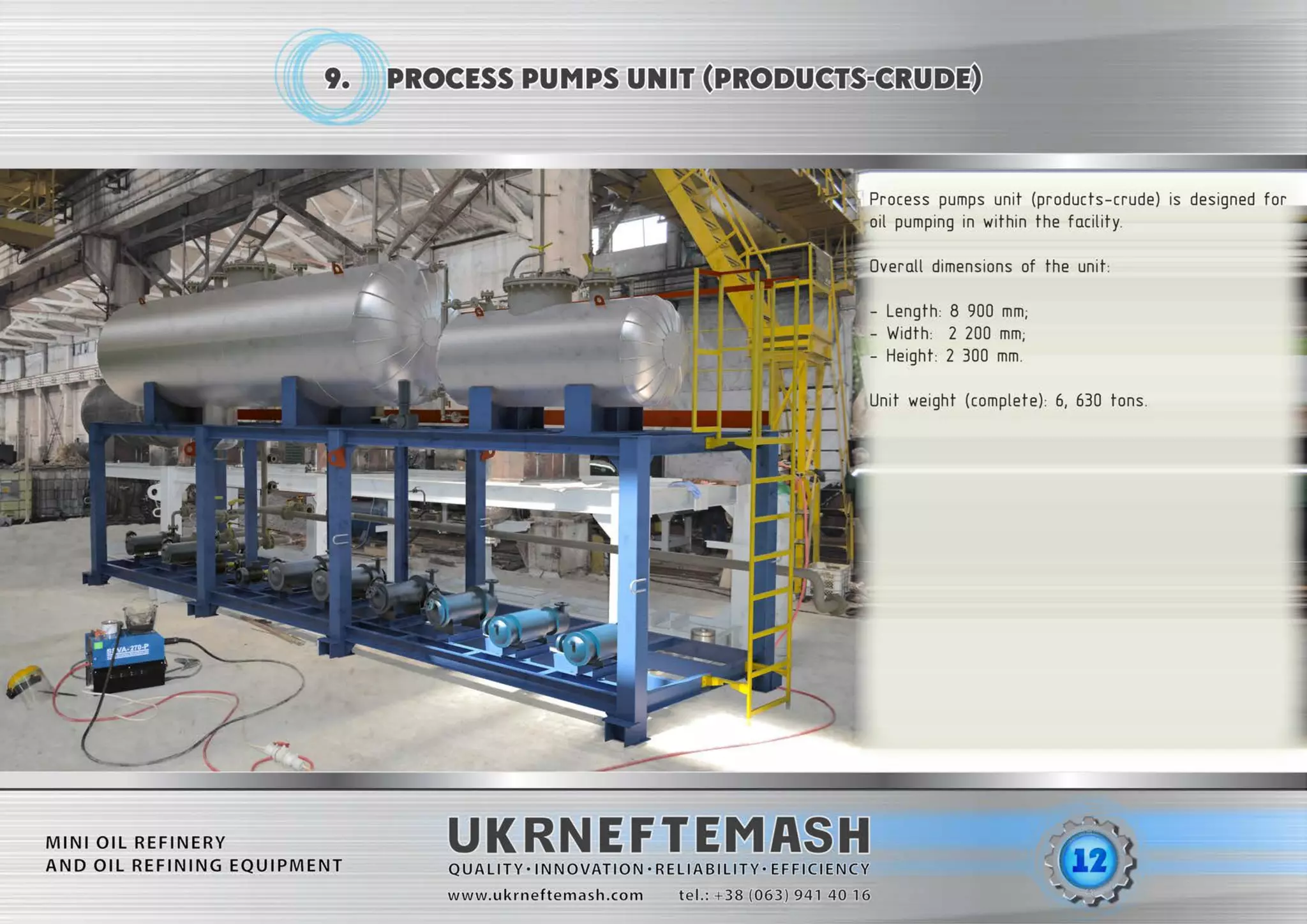 Mini-refinery, crude oil distillation unit, refinery equipment | PDF