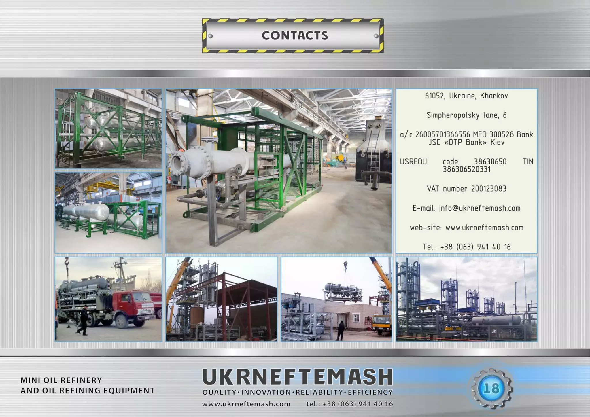Mini-refinery, crude oil distillation unit, refinery equipment | PDF