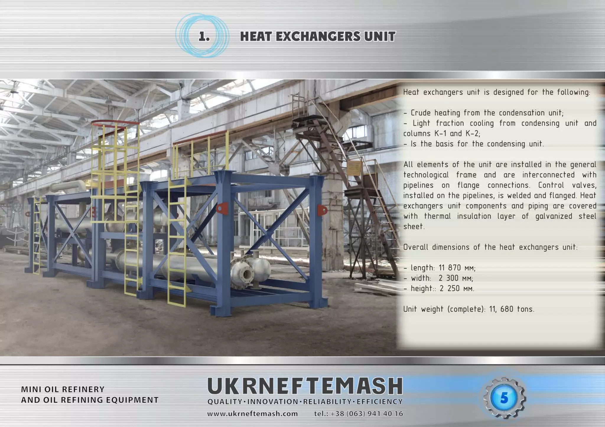 Mini-refinery, crude oil distillation unit, refinery equipment | PDF