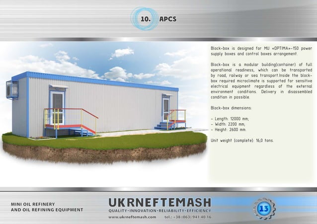 Mini-refinery, crude oil distillation unit, refinery equipment | PDF ...