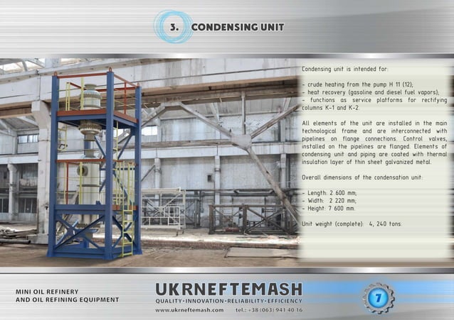 Mini-refinery, crude oil distillation unit, refinery equipment | PDF ...