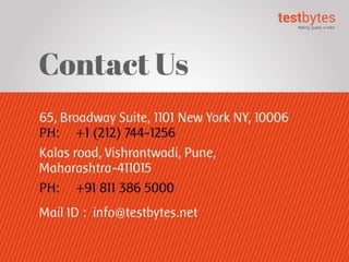 Testbytes Delivery Methodology - Updated | PPT