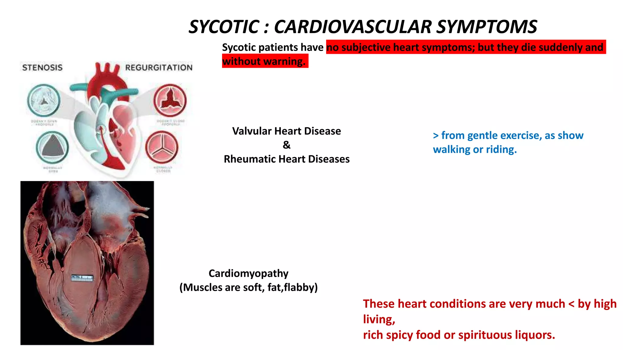 Comparision of Respiratory & Cardiac Symptoms related to Miasms. | PPT